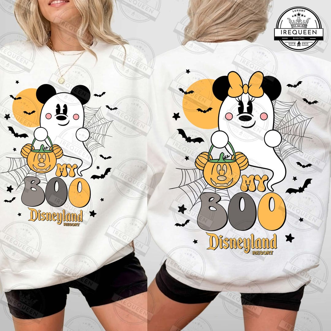 Halloween My Boo Couple Mouse Png, Halloween Ghost Png, Spooky Png ...