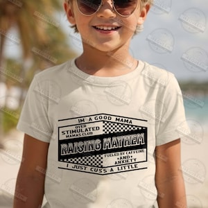 Raising Mayhem Mom Svg, Mayhem Svg, Fueled by Caffeine Svg, Mother ...