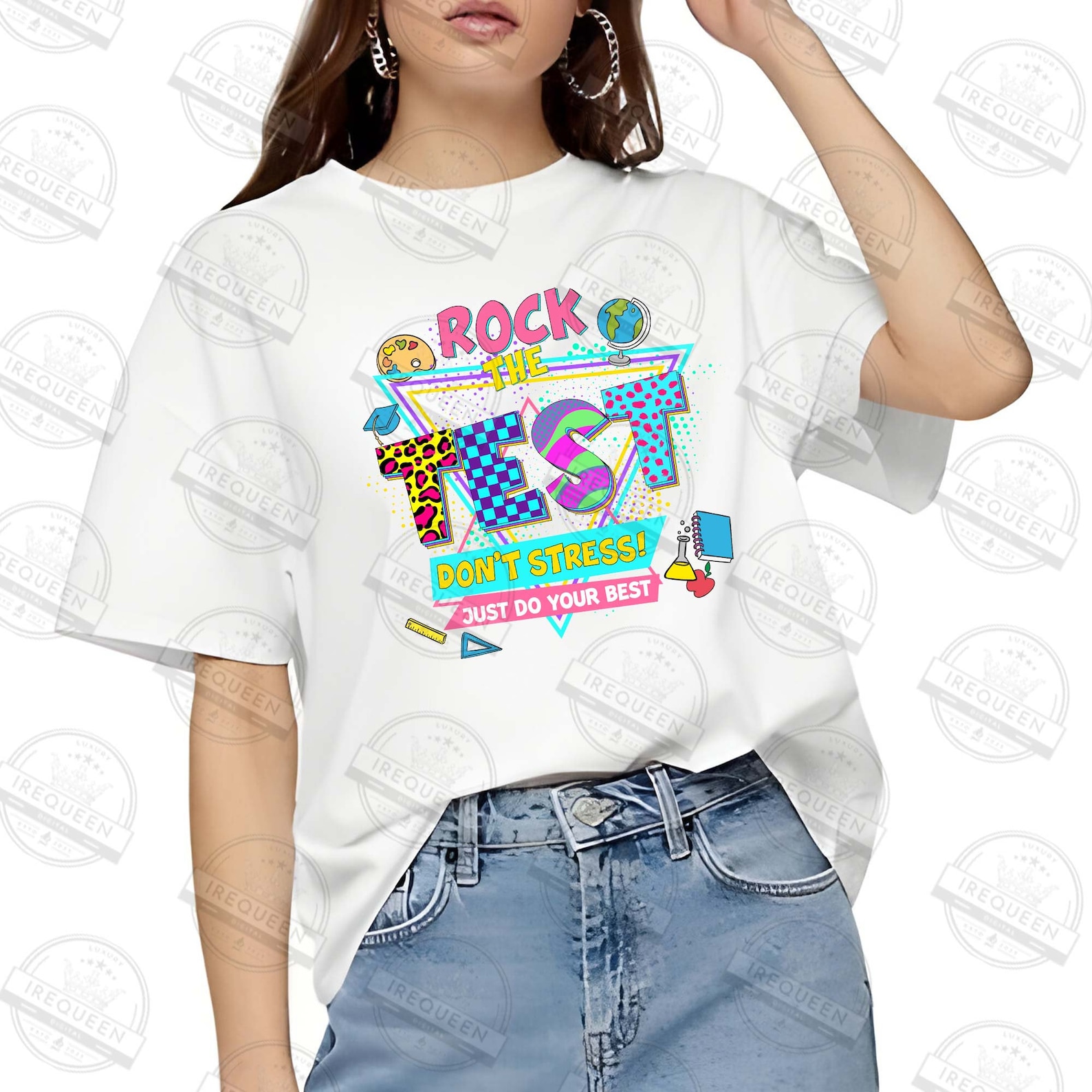 Rock the Test Png, Testing Day Png, Don't Stress Just Do Your Best ...