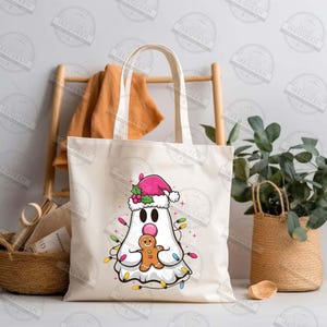 Christmas Boojee Pink Ghost Png, Cute Christmas Ghost Png, Retro ...