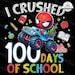 100 Days of School Cartoon Png, Happy 100 Days of School Png, 100 Days ...