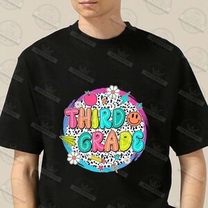 Third Grade Dalmatian Colorful Png, Groovy 3rd Grade Png, Back to ...