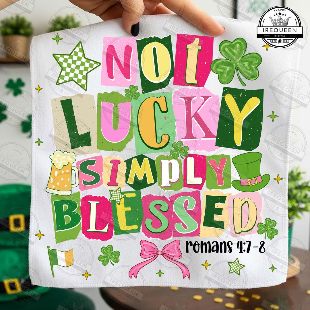 Coquette St Patrick's Day Bow PNG, Bible Verses Png, Retro Lucky Vibes ...