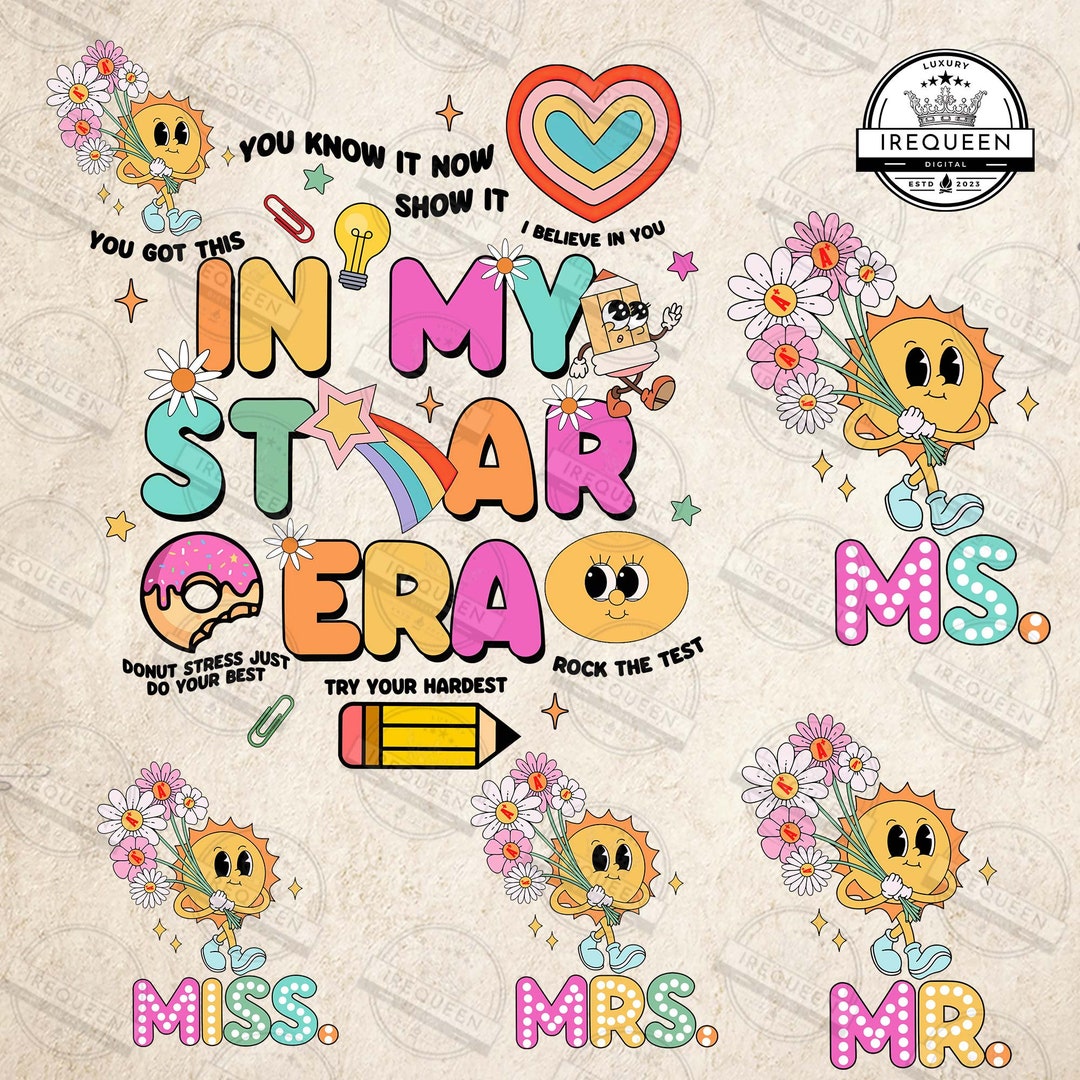 Custom in My Staar Era Png, Custom Teacher Testing Day Png, Staar ...