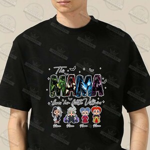 CUSTOM Halloween Villains Mama Png, Bundle This Mama Loves Her Villains ...