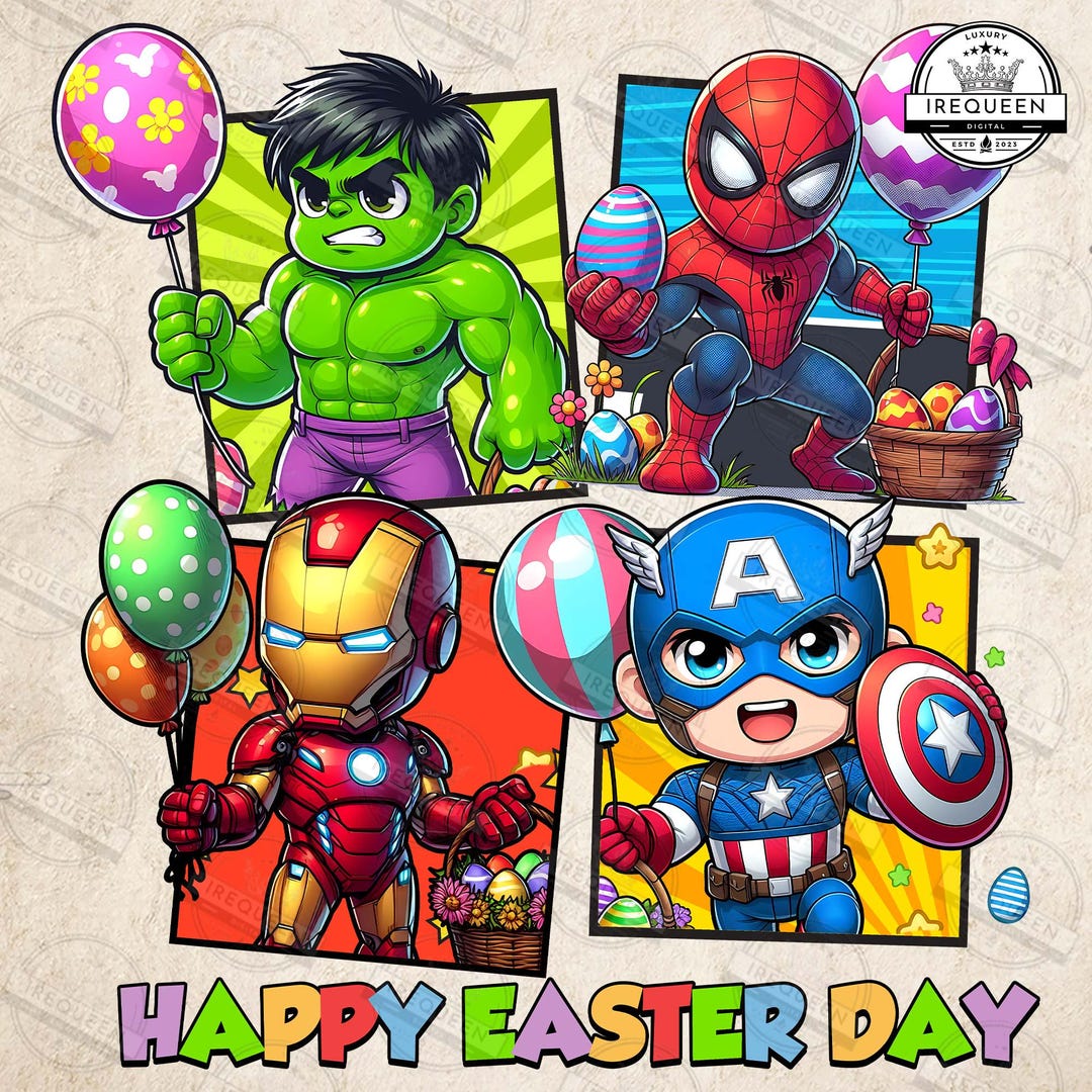 Funny Easter Png, Easter Superhero PNG, Chilling With My Peeps Png ...