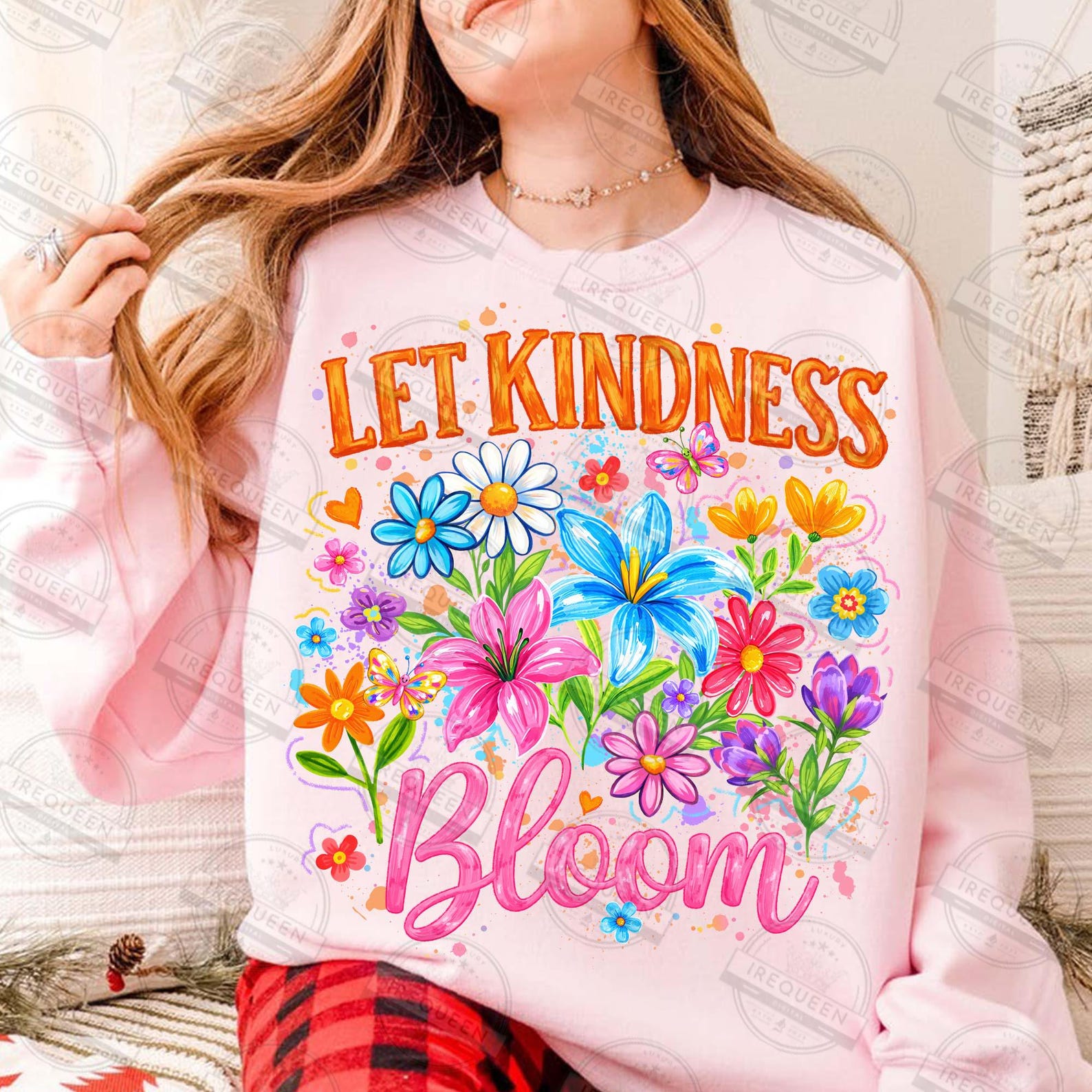 Let Kindness Bloom PNG, Colorful Flower Png, Spring Flower Design ...
