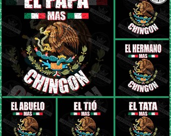 Bundle El Papa Mas Chingon Png, Dia Del Padre Png, Papá Png, Father's ...