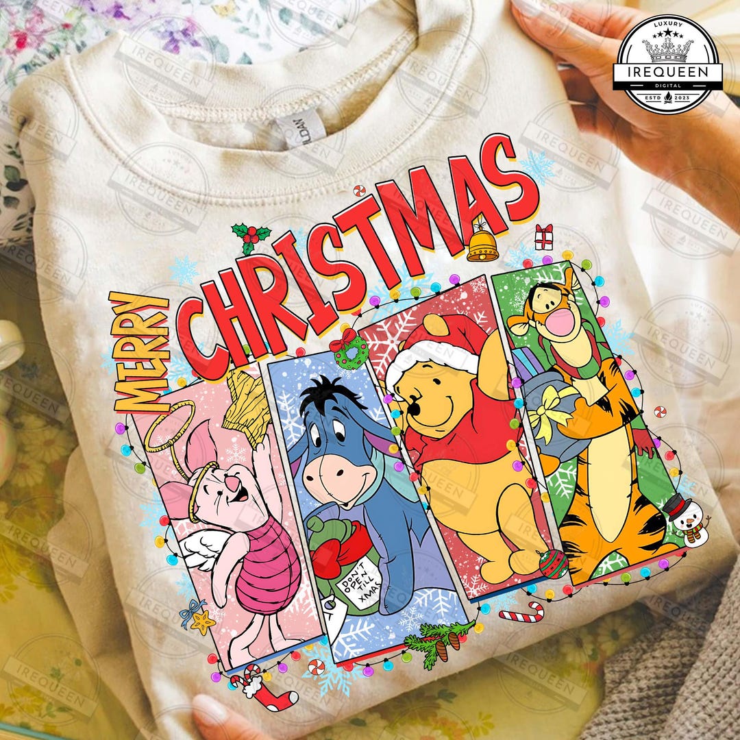 Honey Bear and Friends Christmas Png, Holiday Season Png, Merry ...