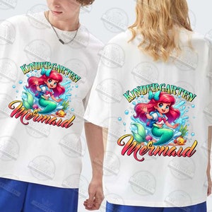 Hello Kindergarten Png, Mermaid Png, Girls Kindergarten Shirt Png, 1st ...