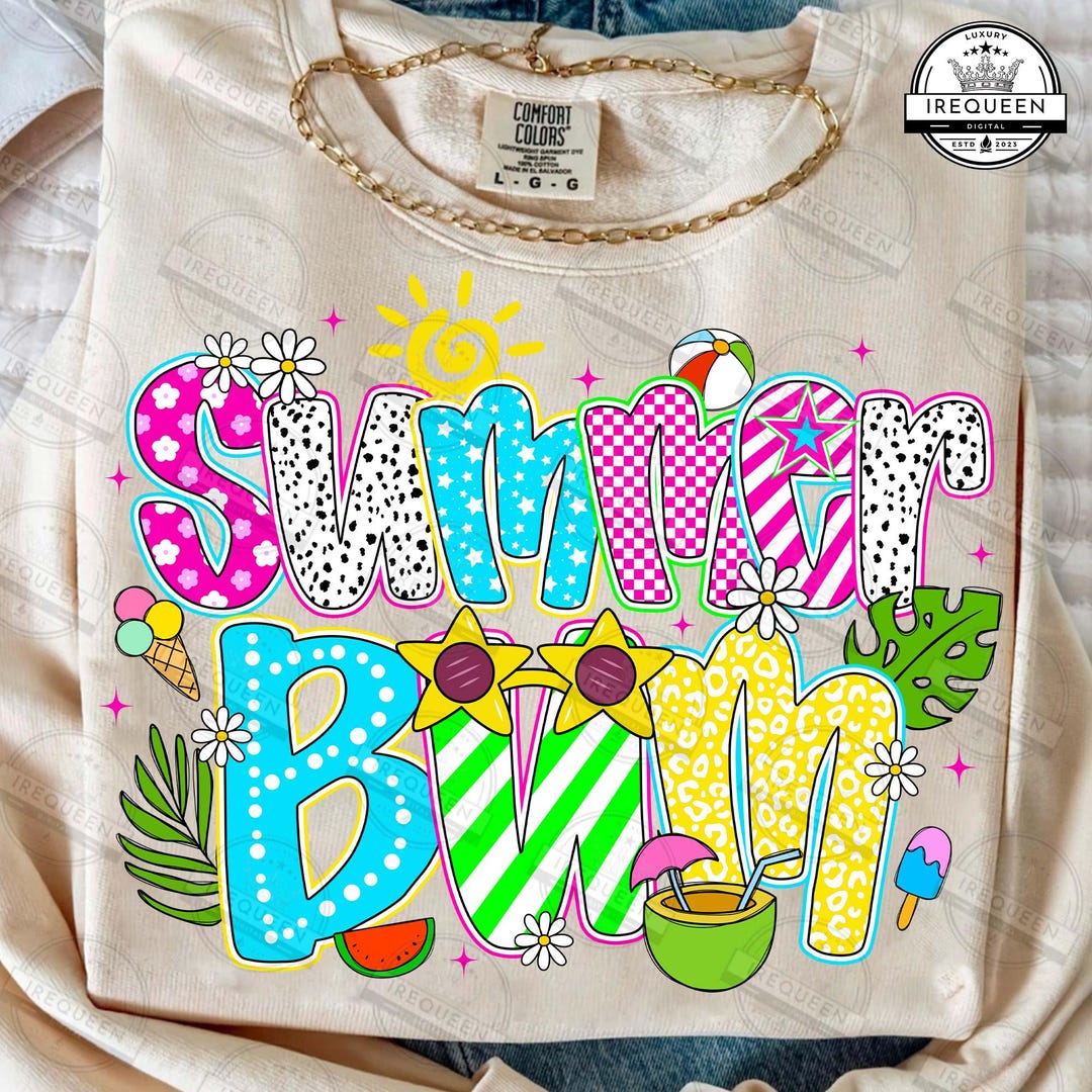 Summer Bum Png, Trendy Summer Png, Beach Png, Beach Vibes Png, Summer ...