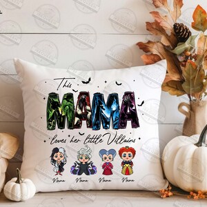 CUSTOM Halloween Villains Mama Png, Bundle This Mama Loves Her Villains ...