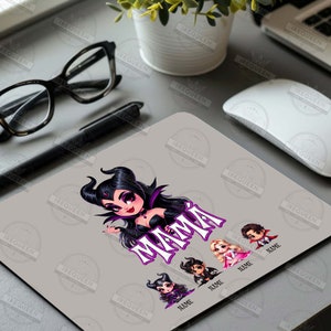 CUSTOM Halloween Witch Mama Png, Chibi Witch Mom Png, Personalize Name ...