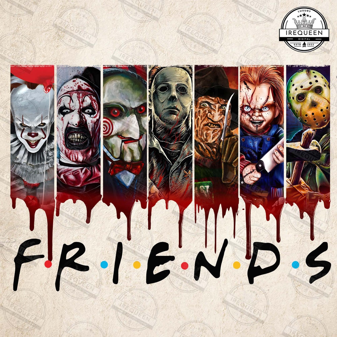 Killers Friends Png, Movie Killer Png, Scary Halloween Png, Horror ...