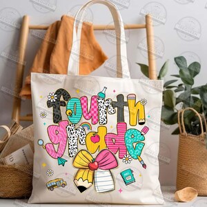 Preppy Back to School Floral Bundle, First Day of School, School Png ...