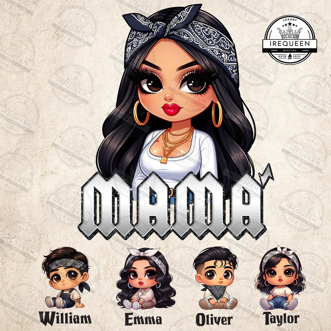 CUSTOM Mama Chingona Chicana Mom Png, Latina Mother's Day Png, Add Name ...