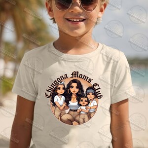 Chingona Moms Club Png, Chibi Style Latina Mother's Day Png, Gift for ...