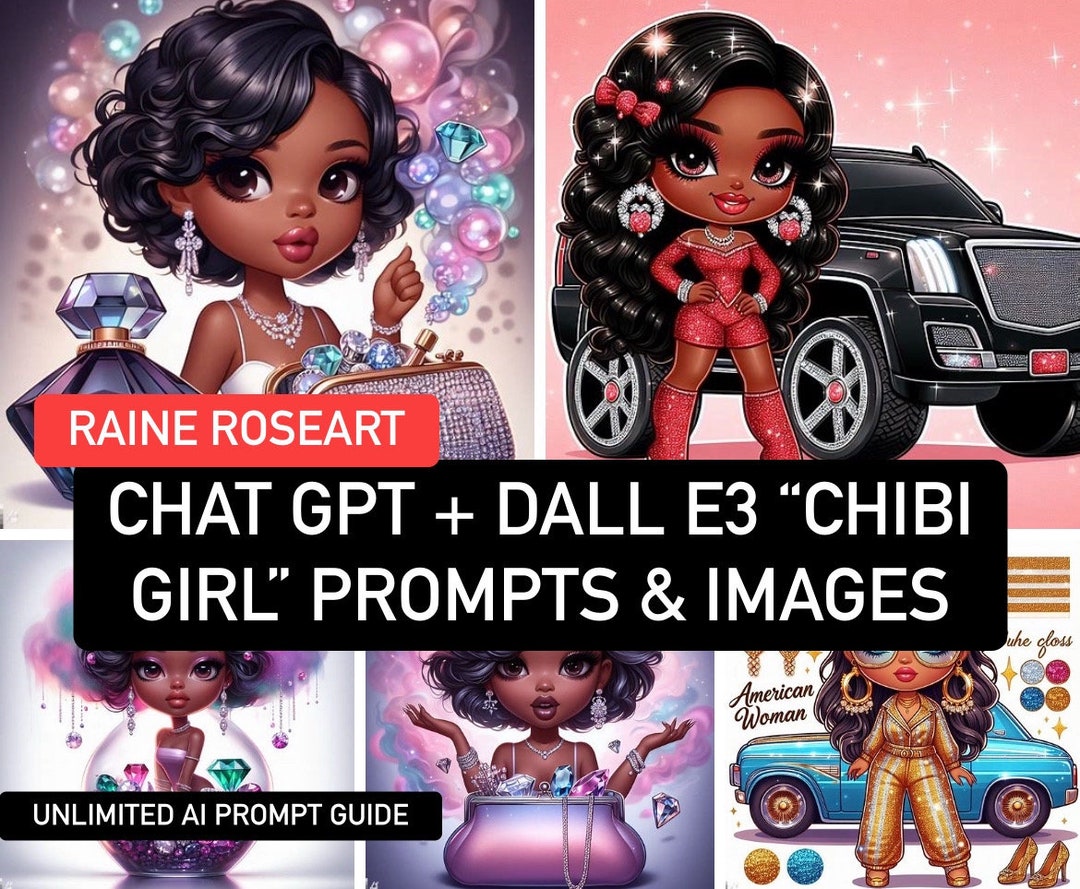 Dall-e AI Classy chibi Doll Prompts With Images - Etsy