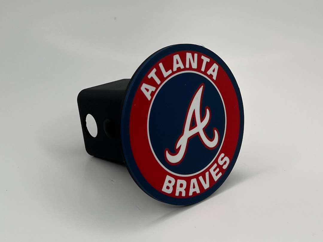 Atlanta Braves Hitch Cover, 3D Printed Full Color, Great Gift for the ...