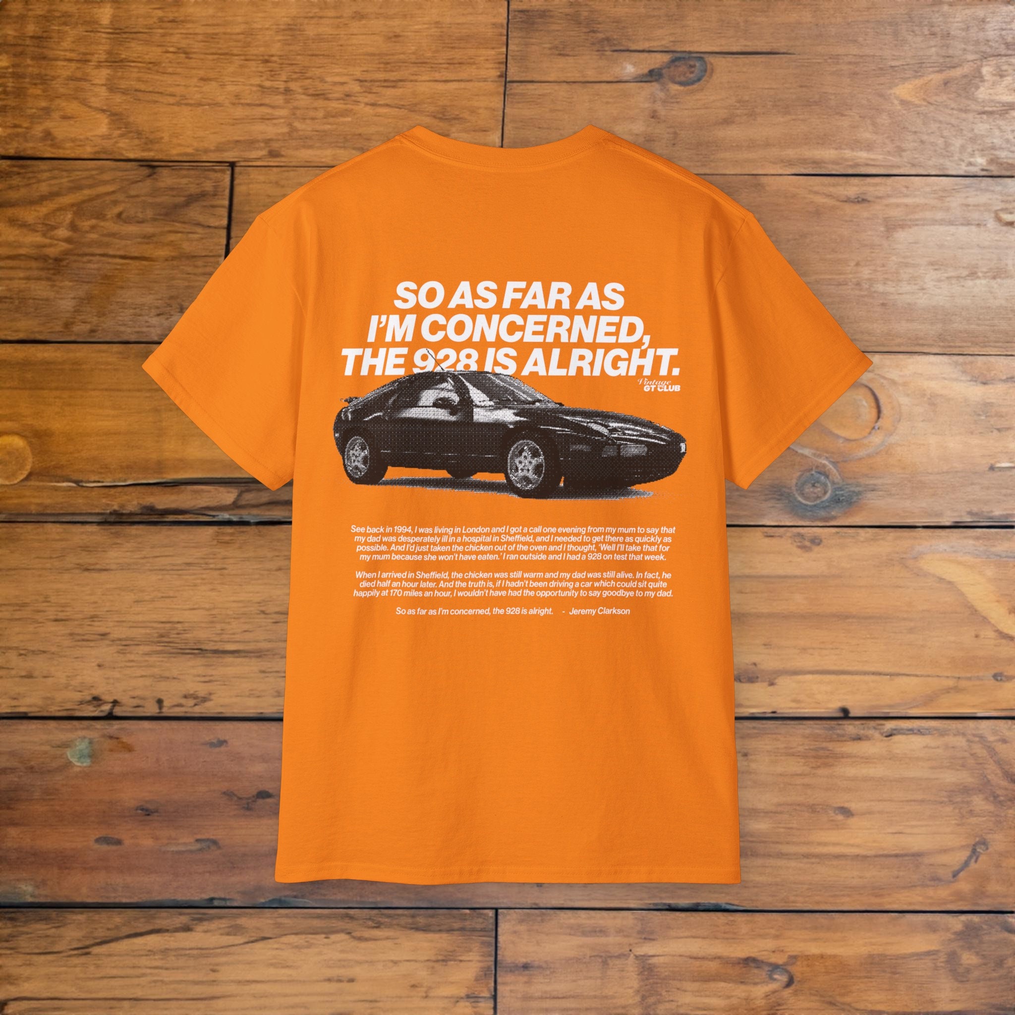Retro Old School Jeremy Clarkson Quote Porsche 928 T-shirt, Porsche T ...