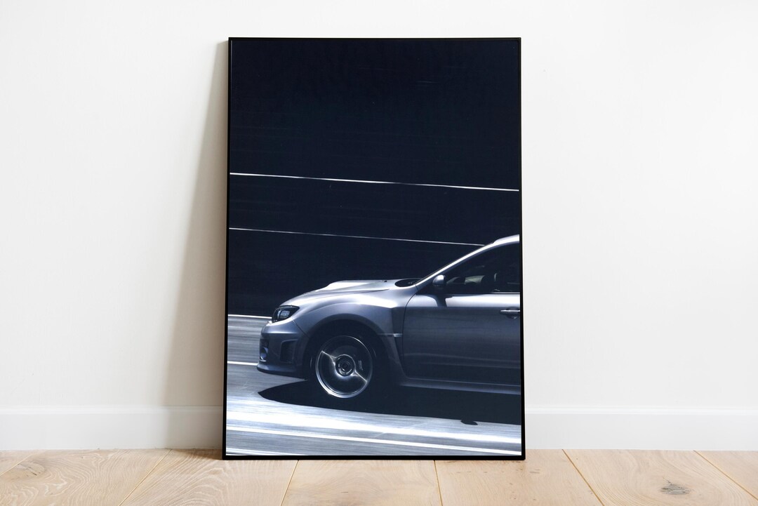 Car Poster Gift for Living Room Art Wall Decor Subaru Poster Wall Art ...