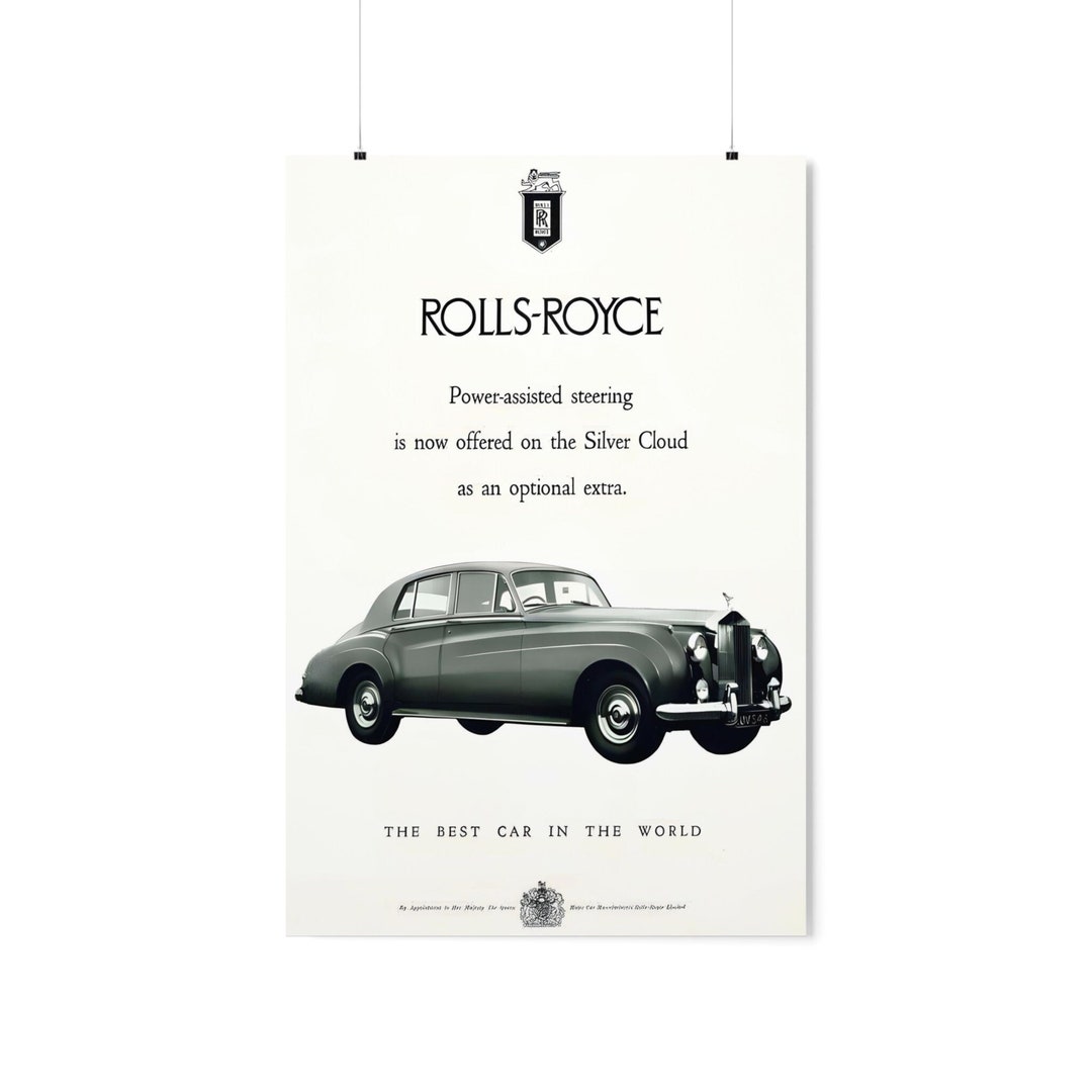 Rolls Royce II Old School Racing Posters Racing Posters - Etsy