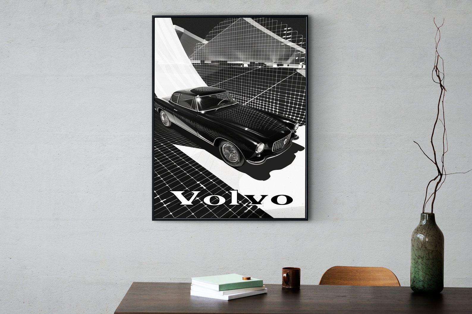 Car Poster Gift for Living Room Art Wall Decor Volvo Poster Wall Art ...