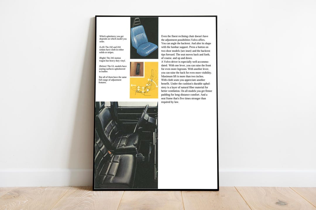 Car Poster Gift for Living Room Art Wall Decor Volvo Poster Wall Art ...