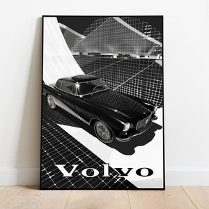 Car Poster Gift for Living Room Art Wall Decor Volvo Poster Wall Art ...