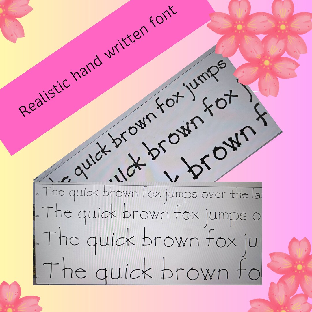 Realy Handwritten Font Digital Note Taking Font, Cute Handwriting Font ...