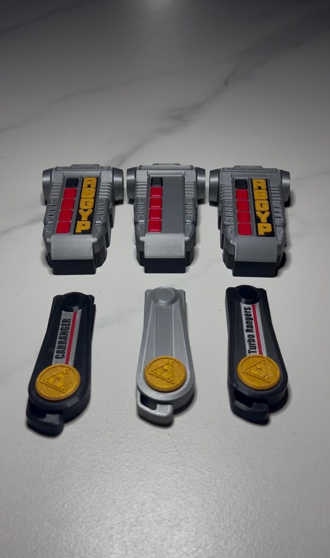3D Printed Power Rangers Turbo / Carranger Morpher - Etsy