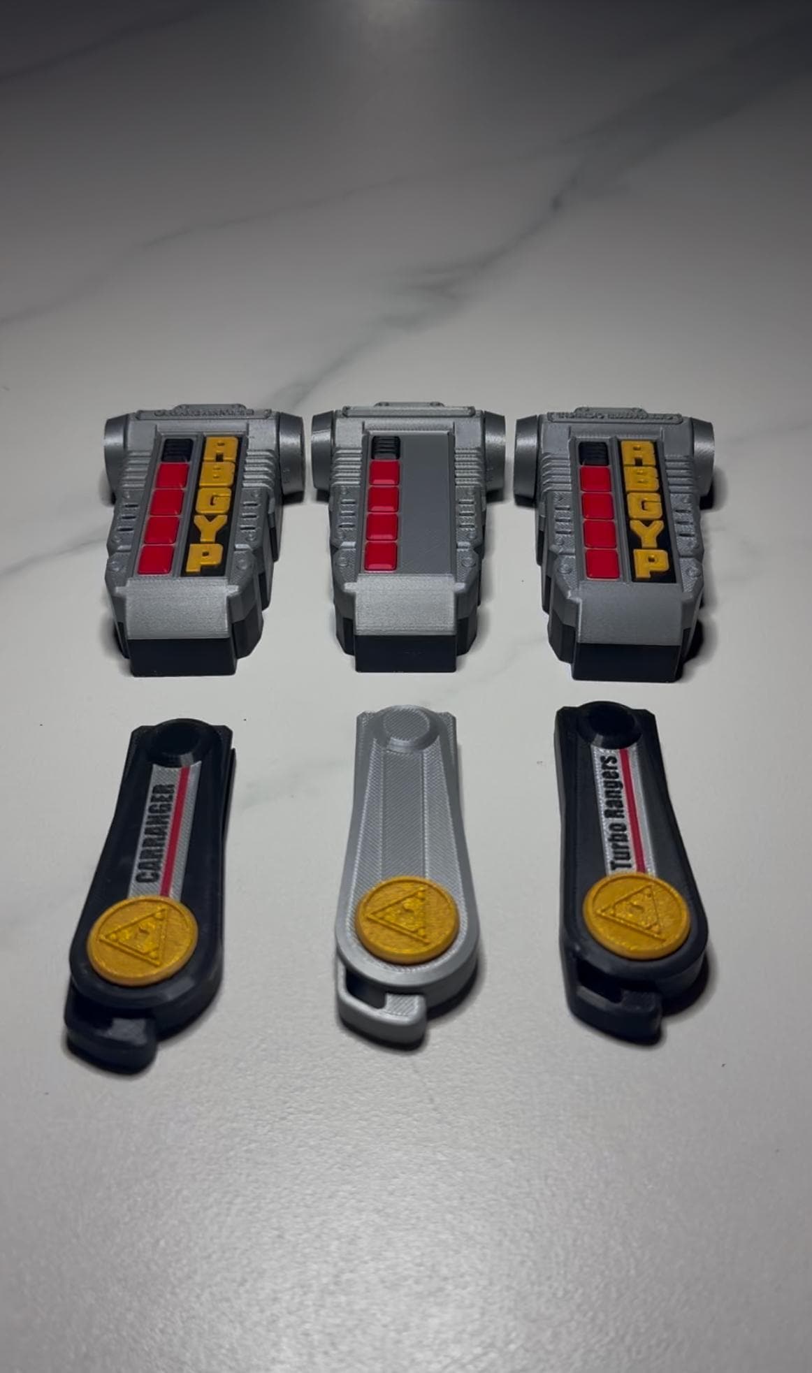 3D Printed Power Rangers Turbo / Carranger Morpher - Etsy