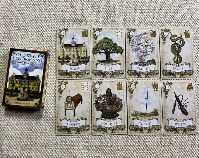 Chinese Tarot Card Deck by Jui Guoliang, Pocket Edition Tarot Cards for ...