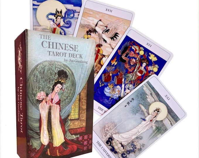 Chinese Tarot Card Deck by Jui Guoliang, Pocket Edition Tarot Cards for ...