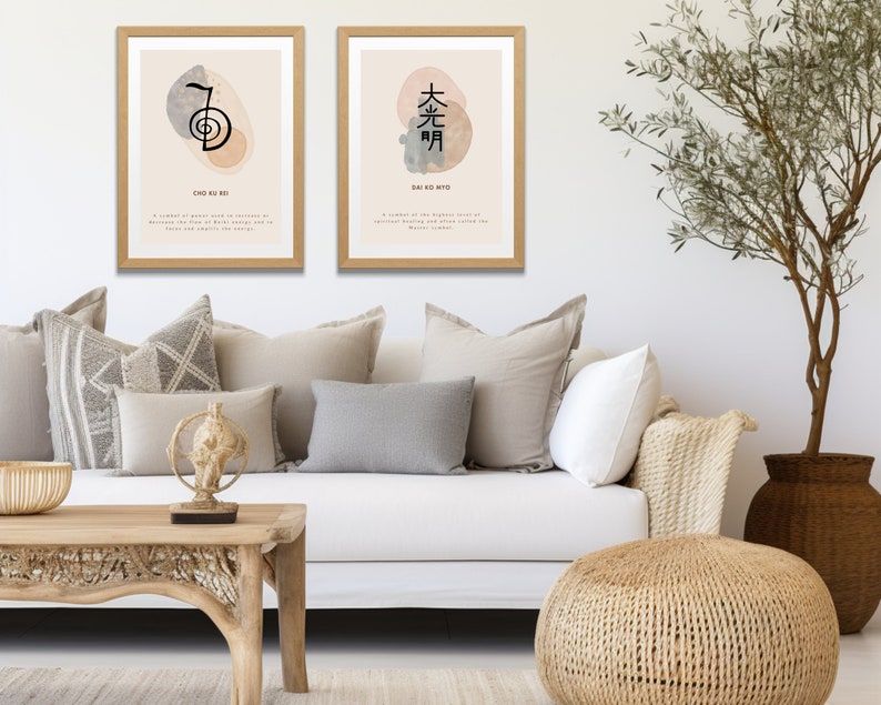 14 Reiki Symbol Poster, Digital Download, Printable Reiki Healing Art ...