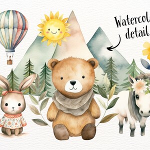 Boho Clipart, Newborn Boho Kid Doodle, Boho Doodle Alphabet, Digital ...
