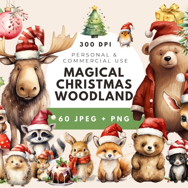 Woodland Christmas - Etsy
