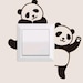 Panda Light Switch Sticker for Kids - Etsy