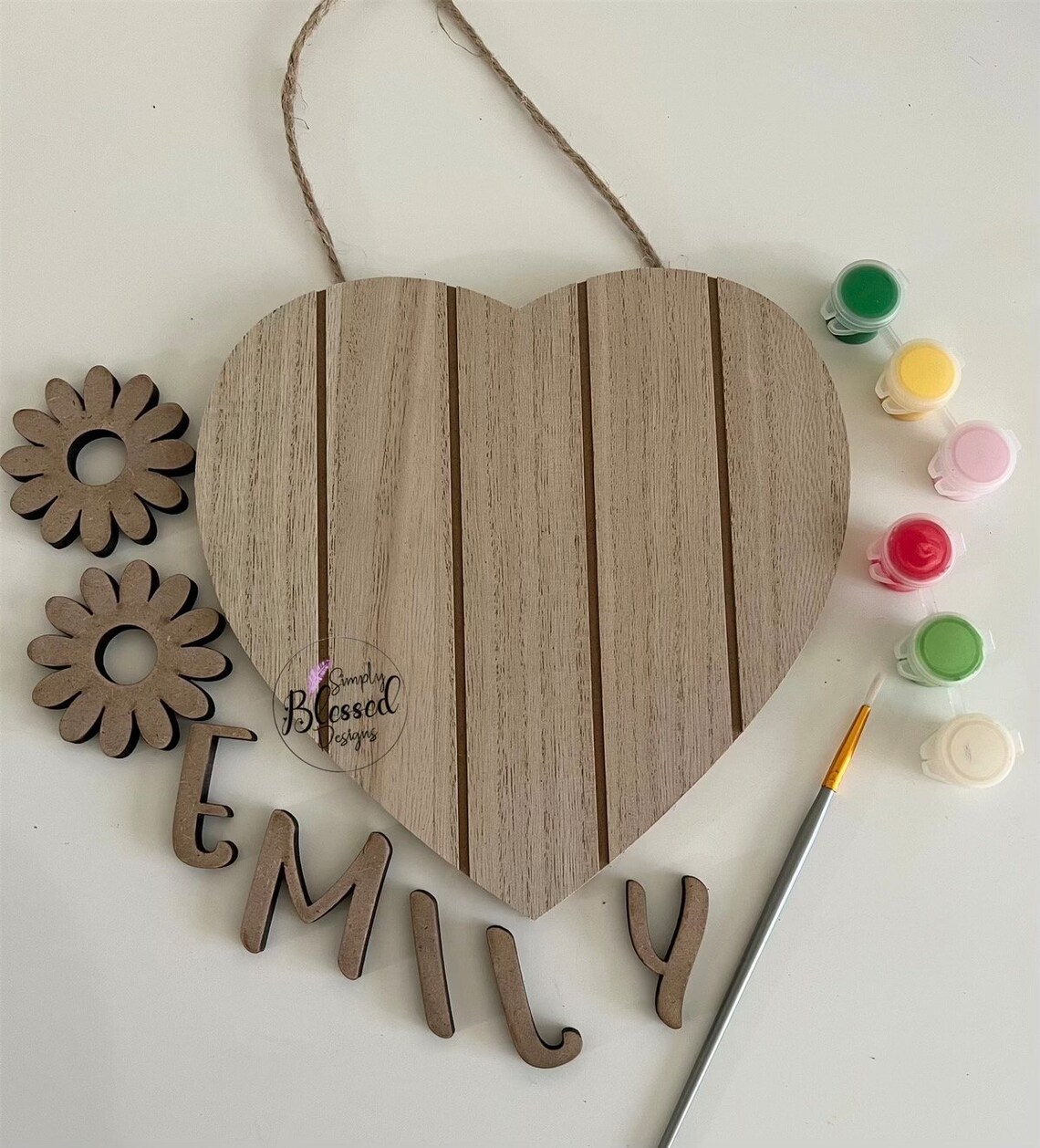 DIY Custom Sign Kit, Paint Your Own Personalized Sign, Bedroom Door ...