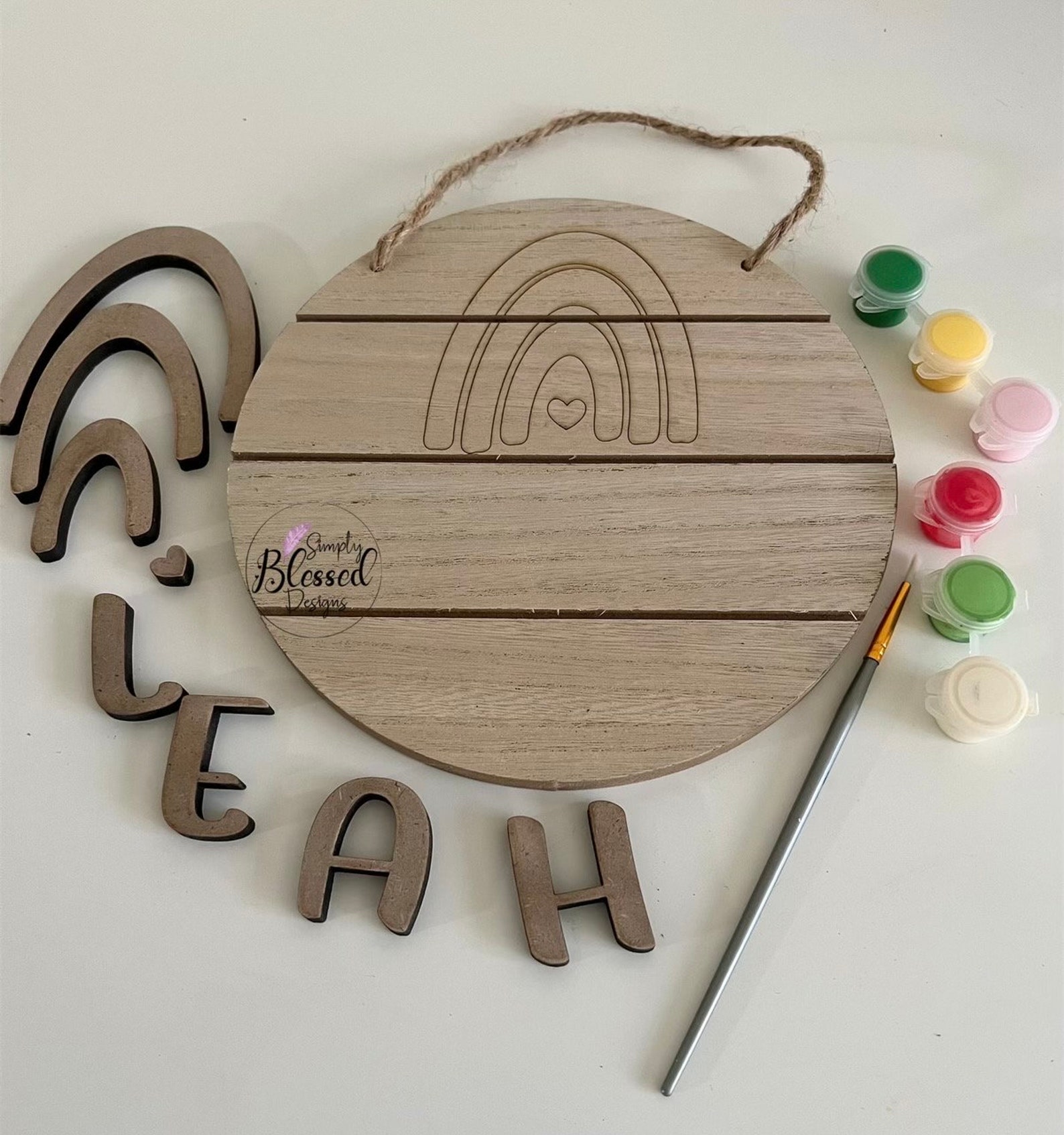 DIY Custom Sign Kit, Paint Your Own Personalized Sign, Bedroom Door ...