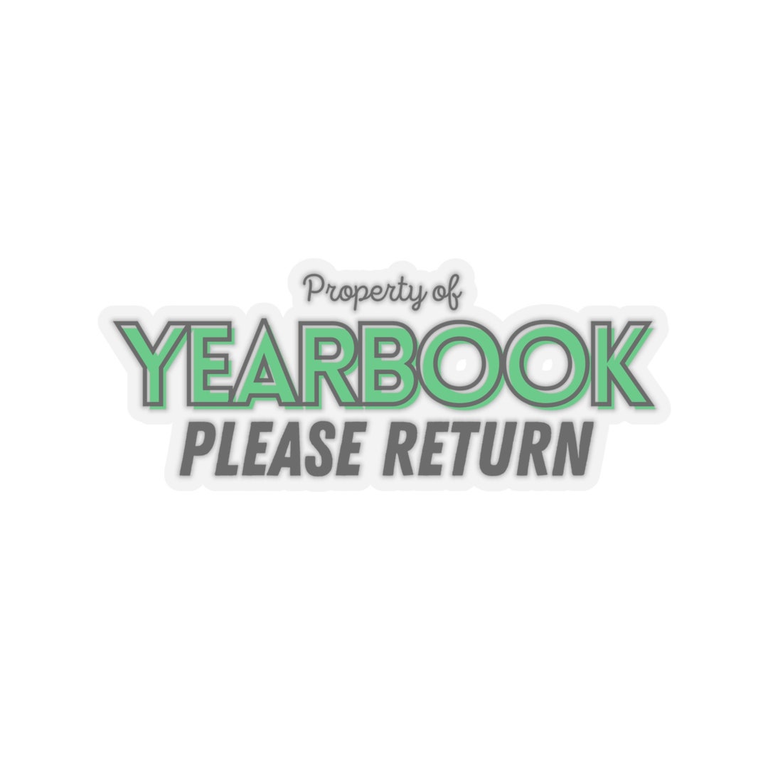 Return to Yearbook Sticker // Green - Etsy