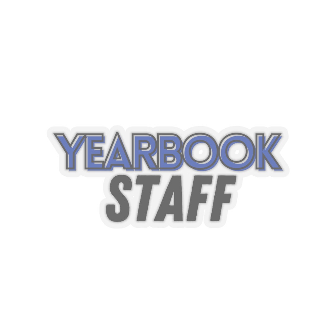 Yearbook Staff Sticker // Royal Blue - Etsy