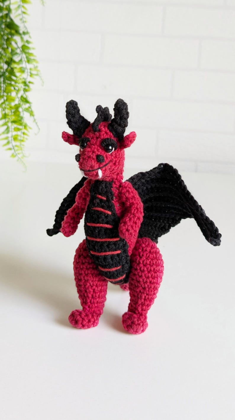 Crochet DIY Kit, Blaze the Dragon Amigurumi Kit - Etsy