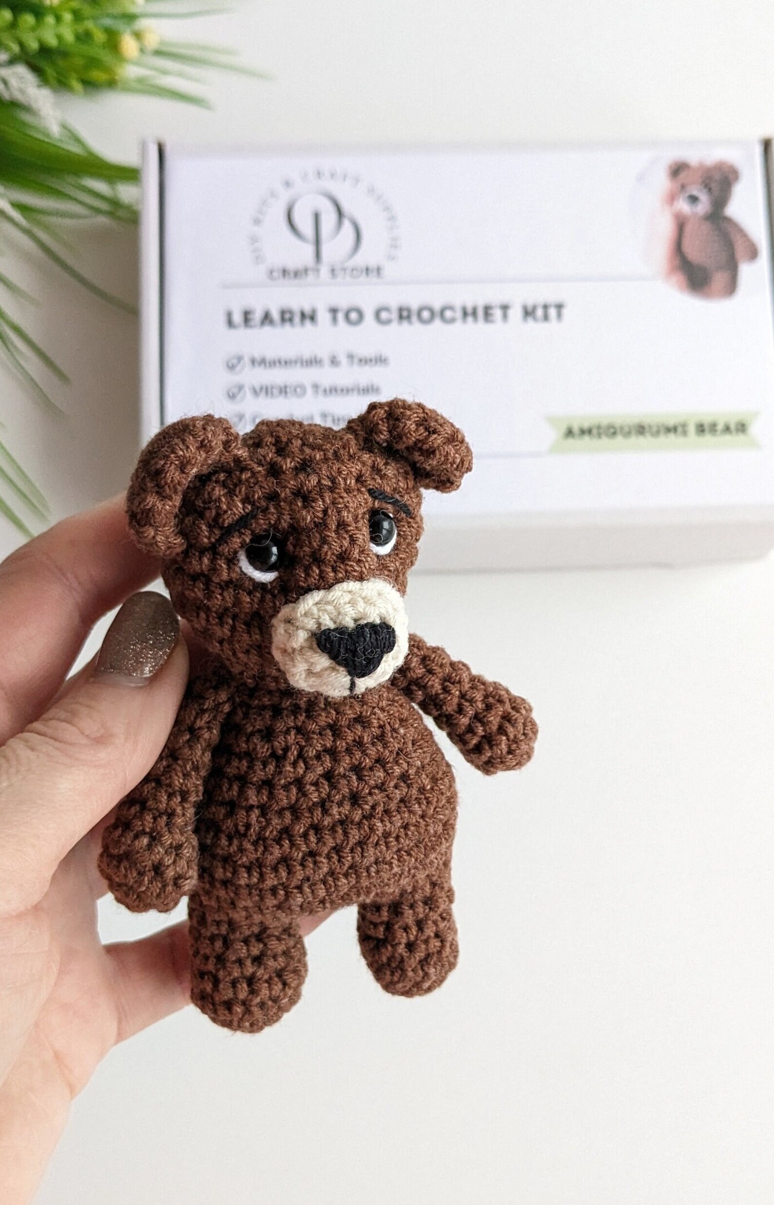 Beginner Crochet KIT, Learn to Crochet Amigurumi, DIY Teddy Bear - Etsy