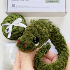 Crochet KIT Amigurumi Snake, Learn to Crochet Amigurumi, Snake Crochet ...