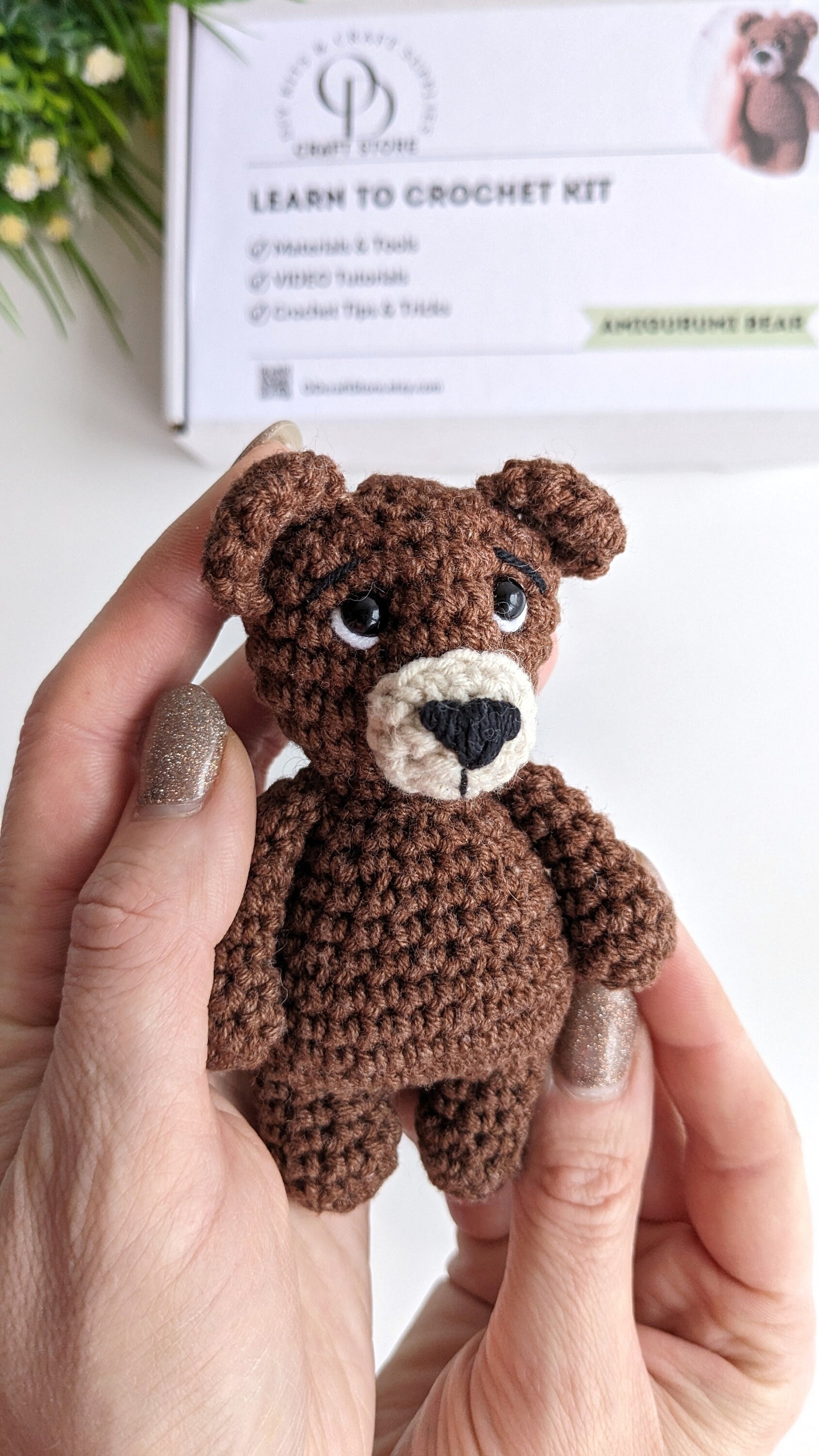 Beginner Crochet KIT, Learn to Crochet Amigurumi, DIY Teddy Bear - Etsy