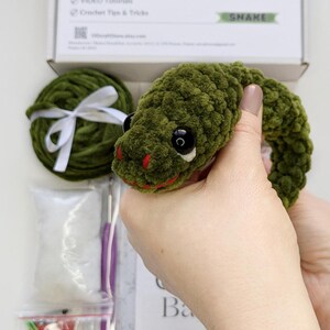 Crochet KIT Amigurumi Snake, Learn to Crochet Amigurumi, Snake Crochet ...