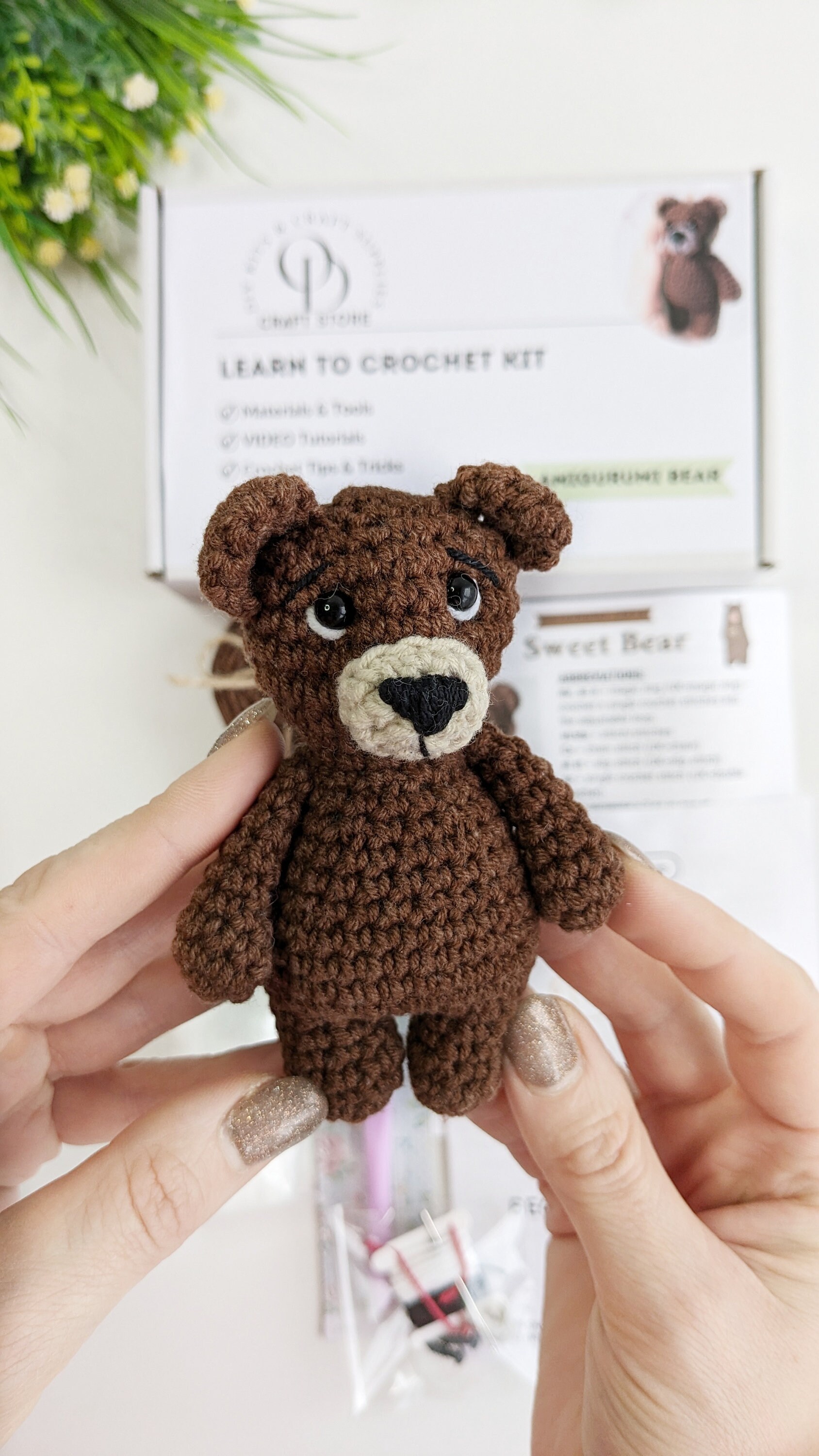 Beginner Crochet KIT, Learn to Crochet Amigurumi, DIY Teddy Bear - Etsy