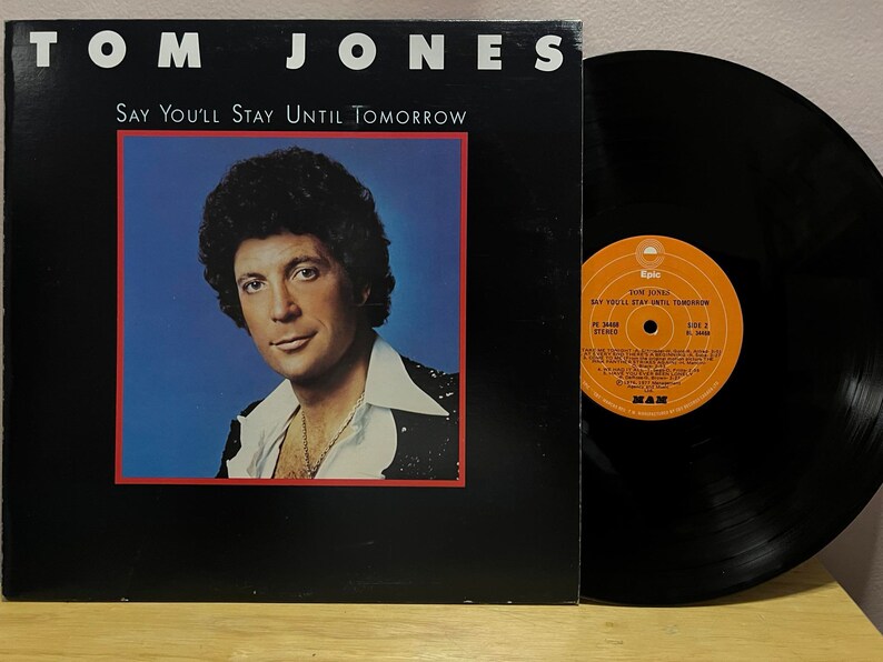 Tom Jones Say You'll Stay Until Tomorrow Vintage Vinyl - Etsy