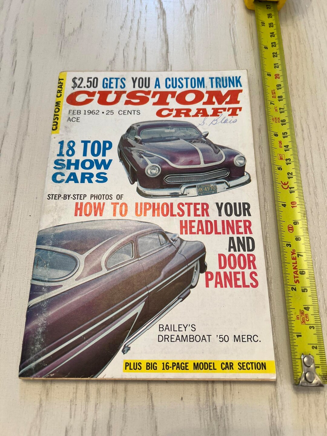 Hot Rod Magazines 1962 Old Original Custom Craft CUSTOM RODDER - Etsy ...